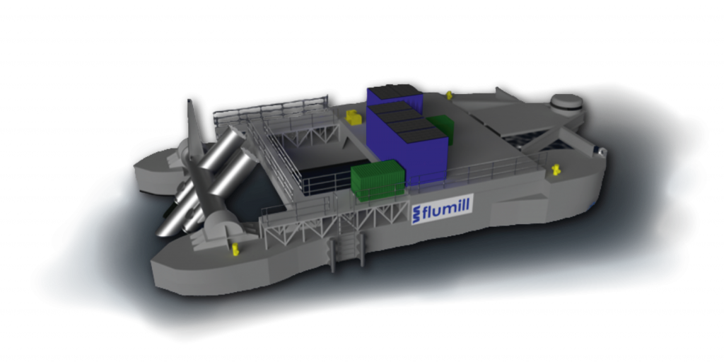 Flumill.com -harvest energy from the flow of water